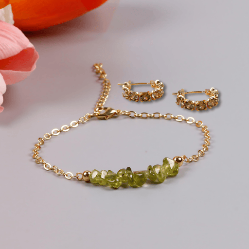 Free Cleopatra’s Treasure Peridot Bracelet & Earring Set