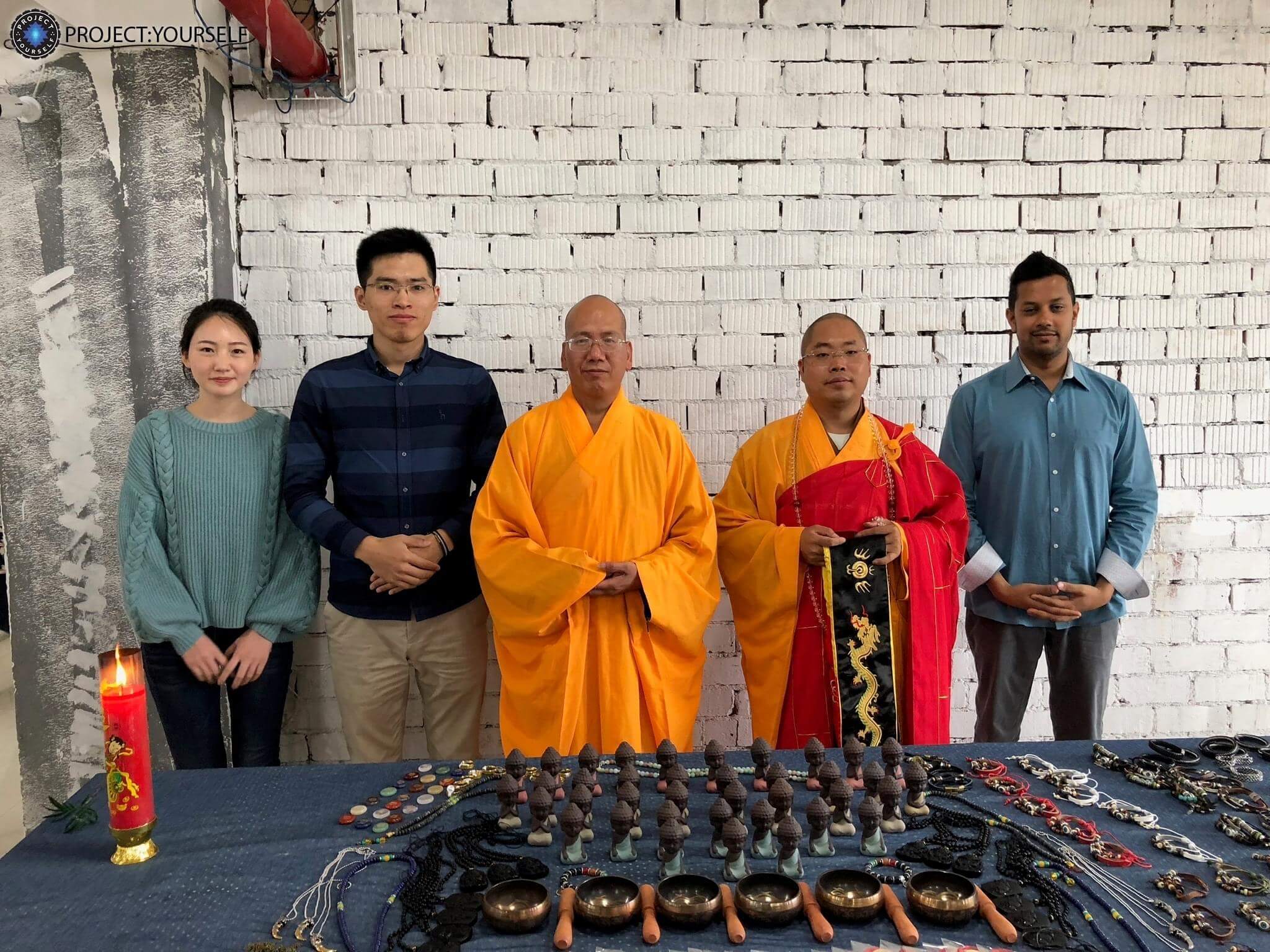 Holiday Blessing by Monks