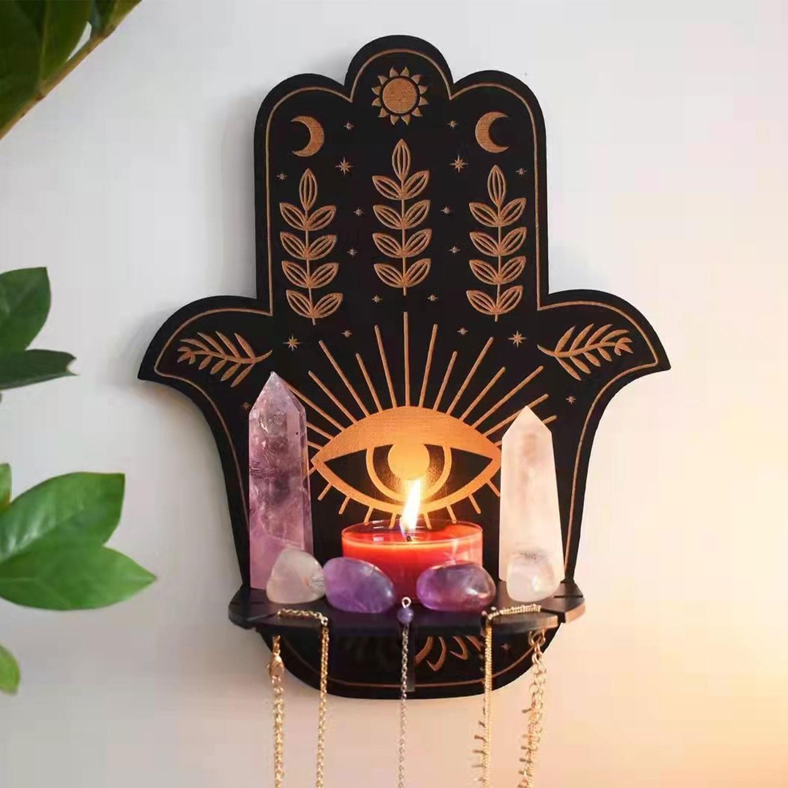 Free Hamsa Hand Of Protection Crystal Shelf